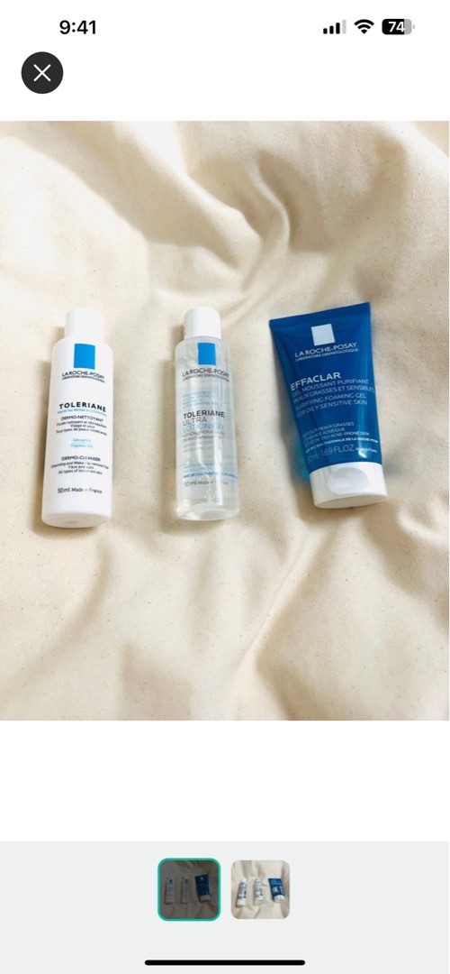 LA ROCHE POSAY TOLERANE LOTION+ CLEANSER & EFFACLAR GEL SET Sephora ...