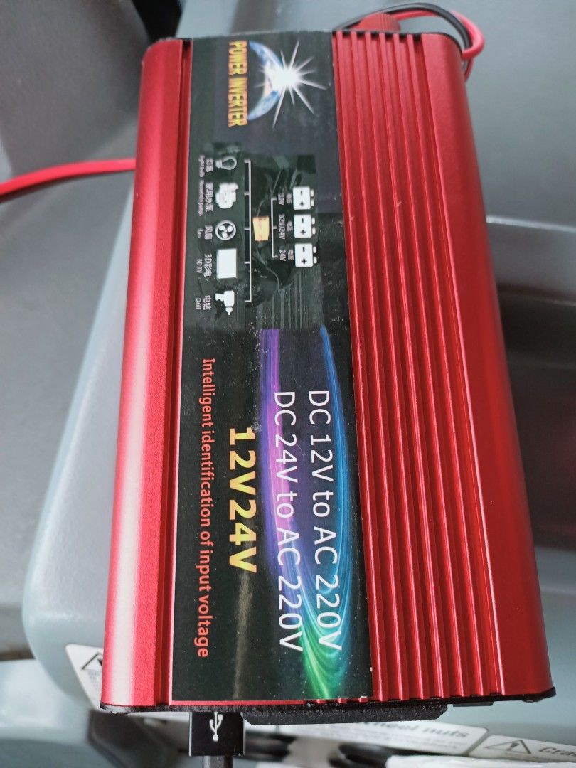 Power AC to DC Inverter, Car Accessories, Accessories on Carousell