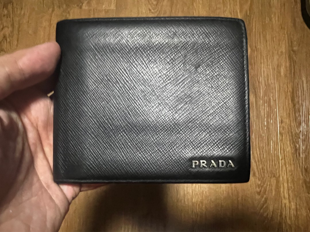 PRADA MEN WALLET, Luxury, Bags & Wallets on Carousell