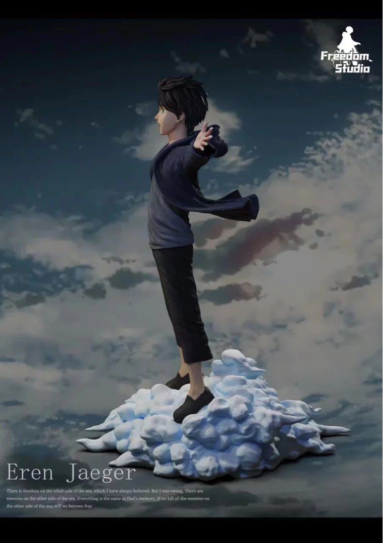[PREORDER] - Freedom Studio - Eren Yeager, Hobbies & Toys, Toys & Games ...