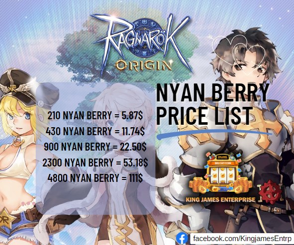 Ragnarok Origins Global Nyan Berry, Video Gaming, Video Games, Others ...