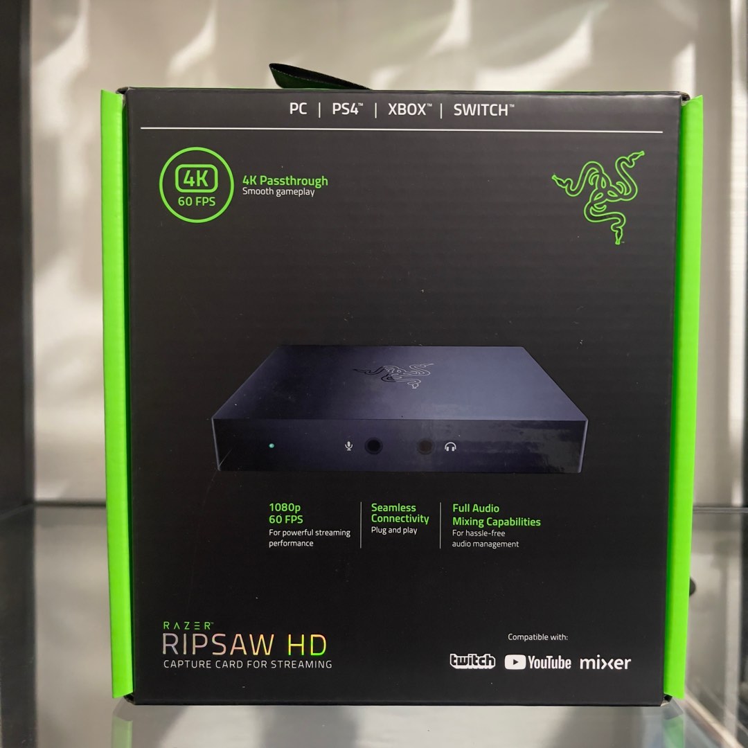 Razer Capture Card, Video Gaming, Video Game Consoles, Others on Carousell