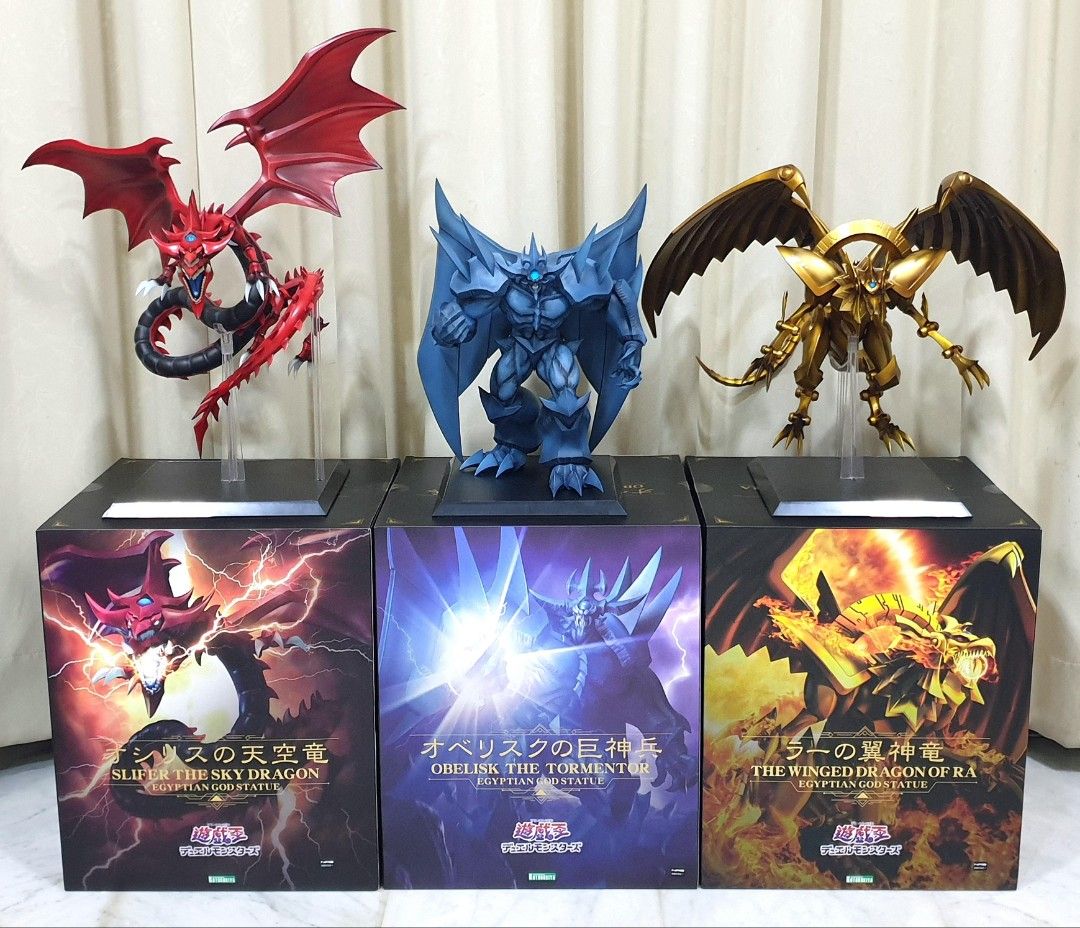 (READY STOCK) Kotobukiya Statue Fixed Pose Figure - Yu-Gi-Oh! - Obelisk ...