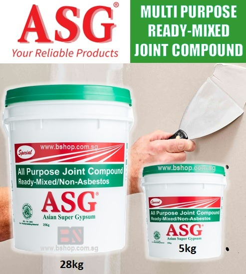 READY-MIXED WALL PUTTY/ MULTI PURPOSE READY-MIXED JOINT COMPOUND 28KG ...