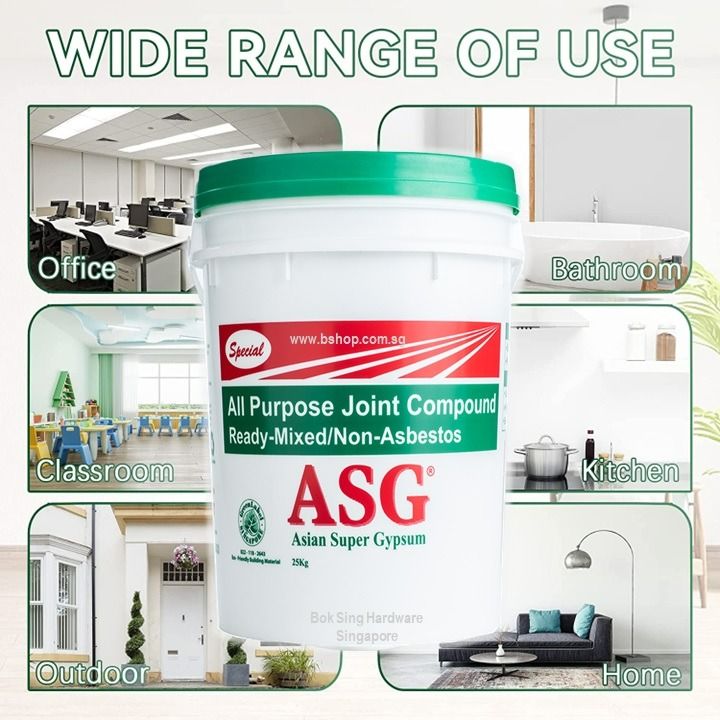 READY-MIXED WALL PUTTY/ MULTI PURPOSE READY-MIXED JOINT COMPOUND 28KG/5KG, Furniture & Home ...