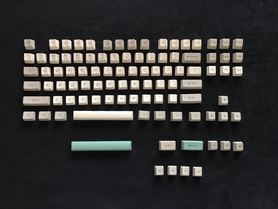 Retro Keycaps for TKL, 75%, and 60%, Video Gaming, Gaming Accessories ...