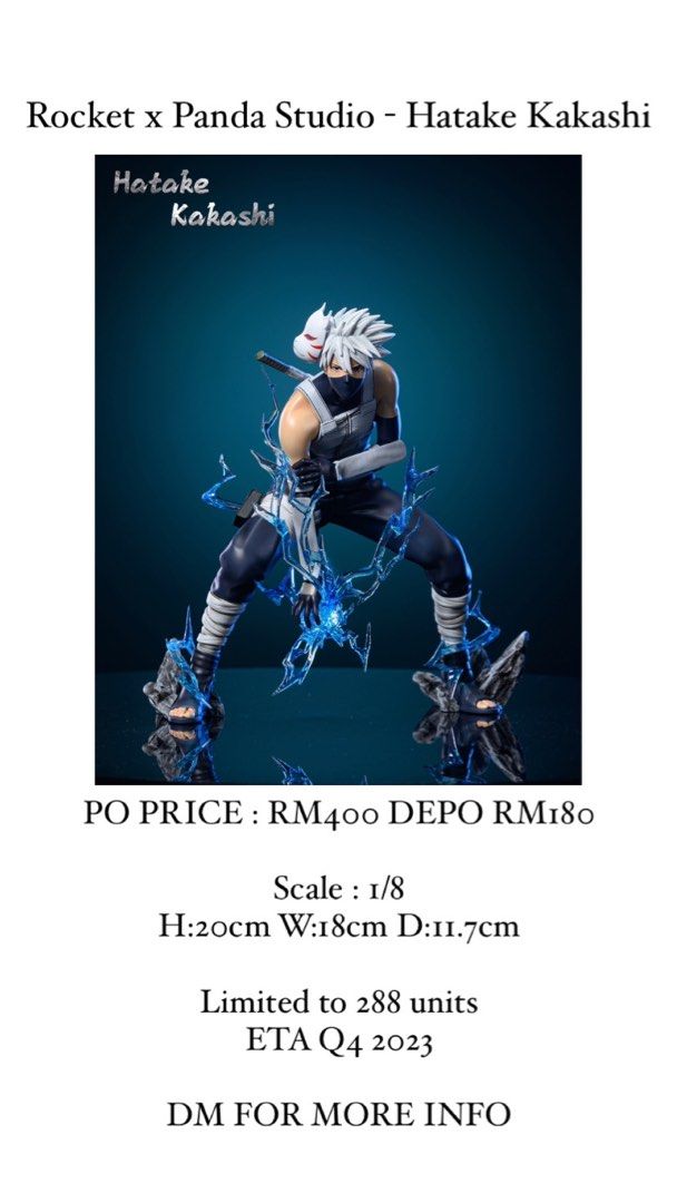Rocket x Panda Studio- Hatake Kakashi, Hobbies & Toys, Toys & Games on Carousell