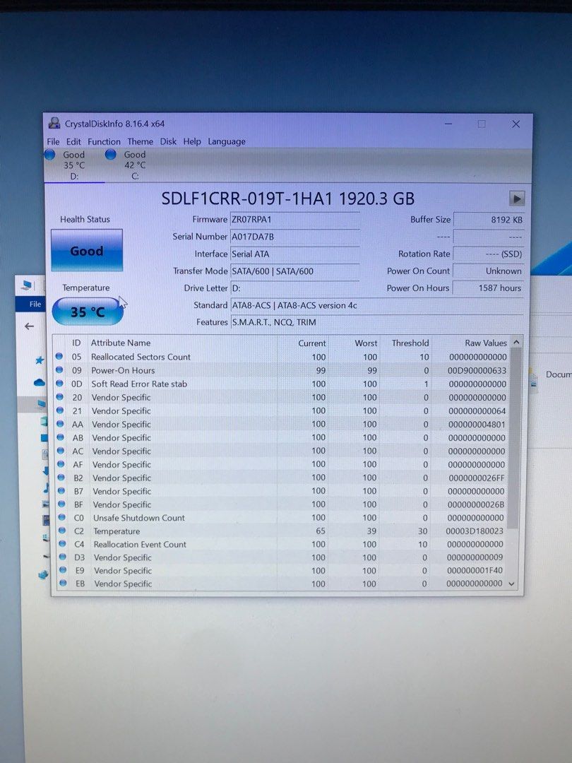 Sandisk Cloudspeed Eco Gen II 1.92TB, Computers & Tech, Parts & Accessories, Hard Disks ...