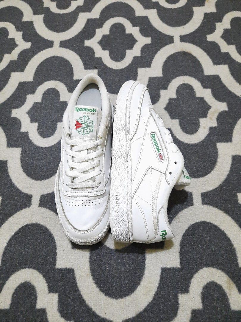 Sepatu Reebok Classic Club 85 Original, Fesyen Pria, Sepatu , Sneakers di Carousell