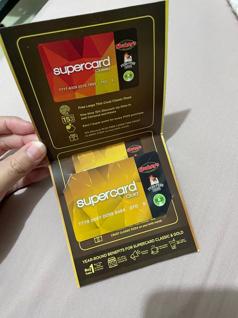 Shakey’s Supercard Gold on Carousell