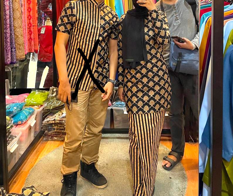 Scallop Batik Kurung Set, Women's Fashion, Muslimah Fashion, Baju ...