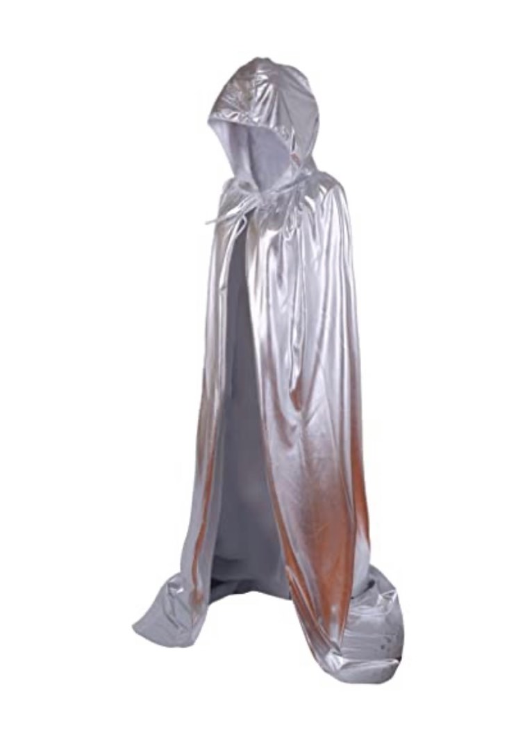 Silver cloak, Hobbies & Toys, Toys & Games on Carousell