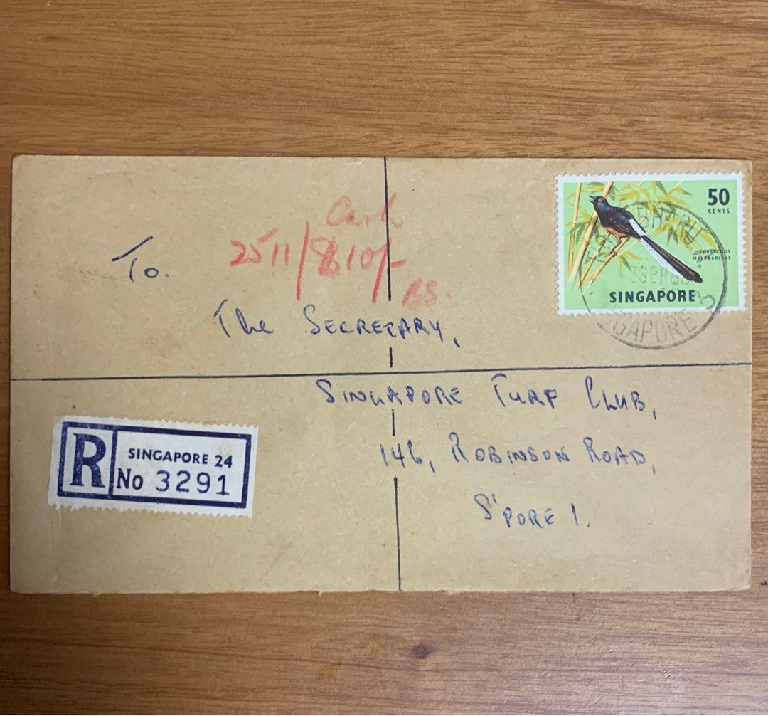 Singapore cover 1963 pre-merger into Malaysia 3Sep63 Tiong Bahru early ...