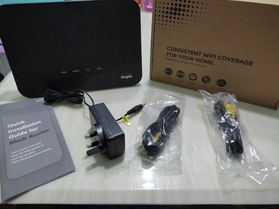 Singtel Mesh Router / Askey 5100W Mesh, Computers & Tech, Parts ...