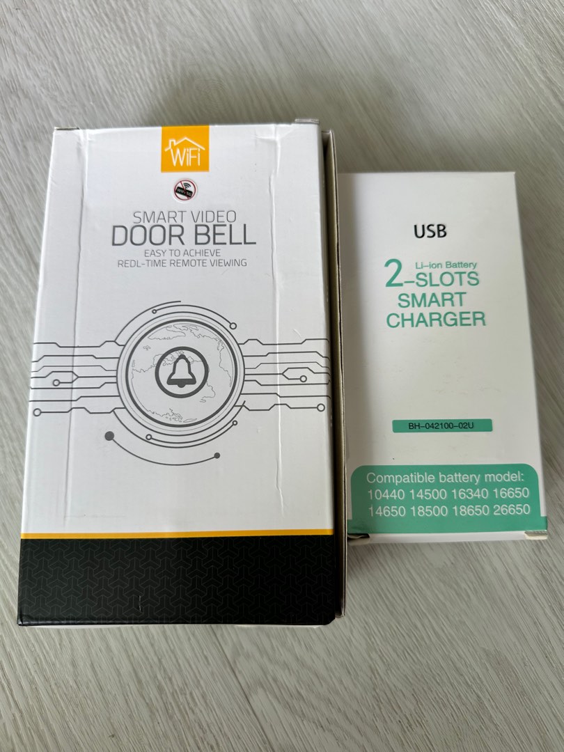 Smart Door Bell, Furniture & Home Living, Security & Locks, Peephole ...