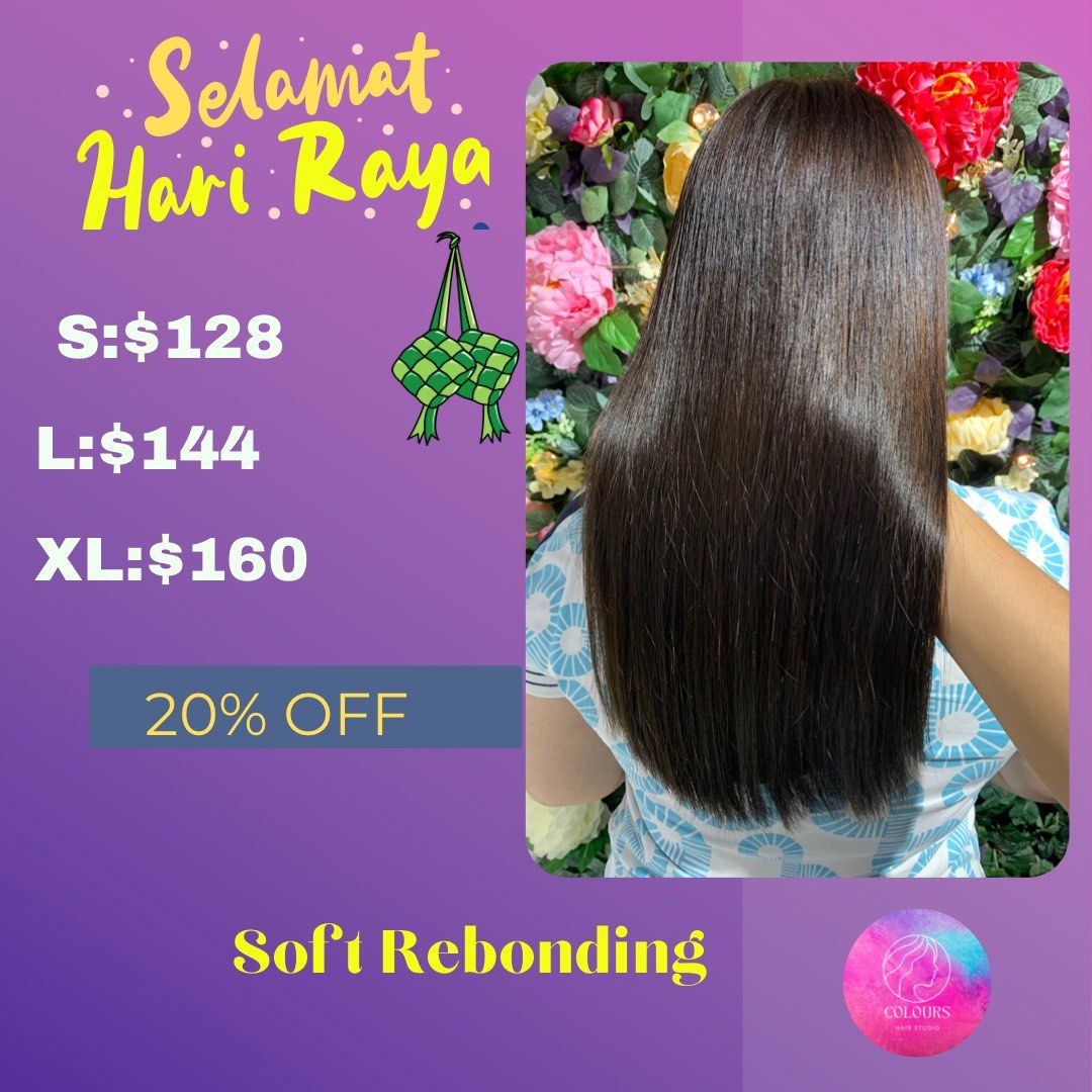 Soft Rebonding, Beauty & Personal Care, Hair on Carousell
