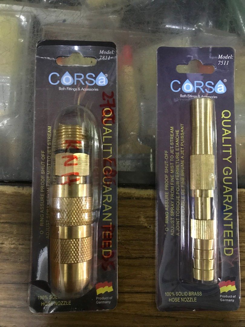 Solid Brass Hose Nozzle Furniture And Home Living Gardening Hose And Watering Devices On Carousell