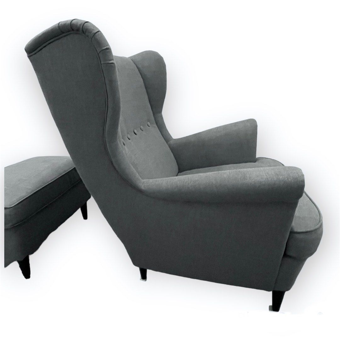 STRANDMON IKEA SOFA, Furniture & Home Living, Furniture, Sofas on Carousell