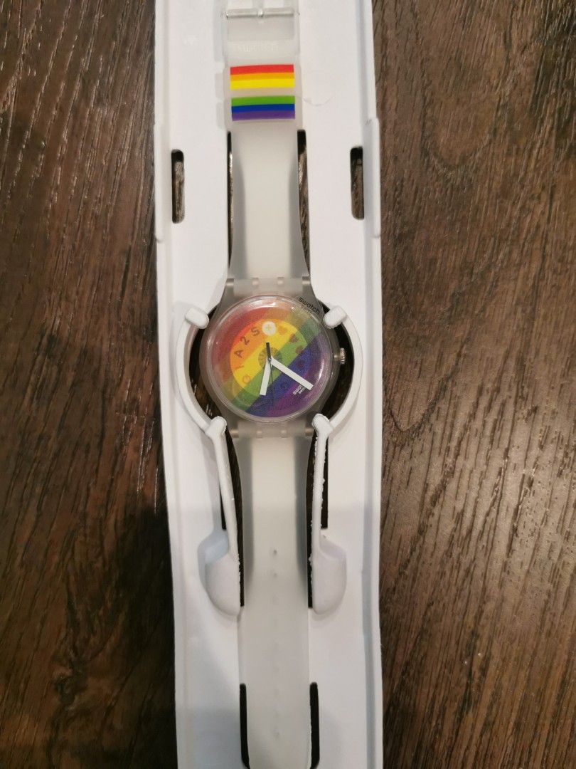 Swatch Pride (Rainbow), Women's Fashion, Watches & Accessories, Watches ...
