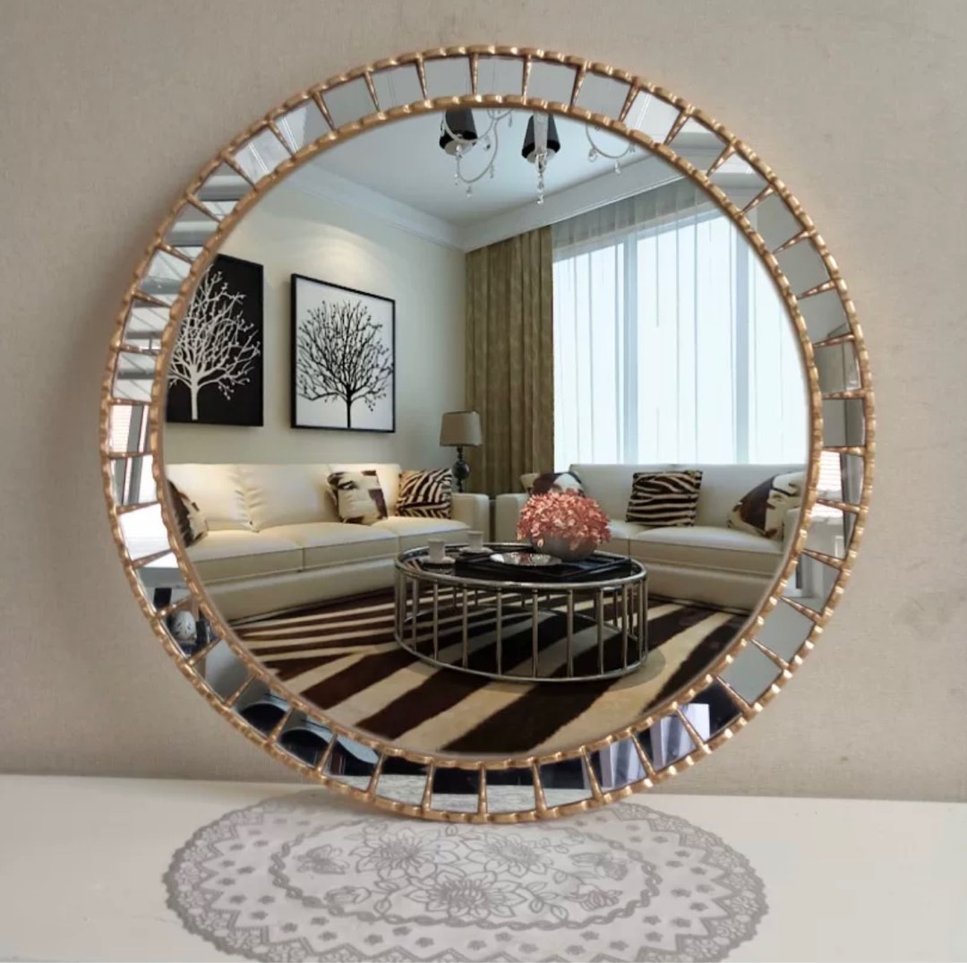 TANNER Victorian Accent Wall Mirror, Furniture & Home Living, Home ...