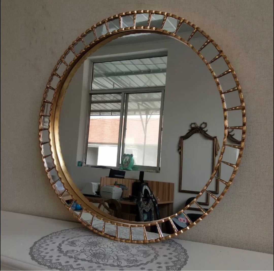 TANNER Victorian Accent Wall Mirror, Furniture & Home Living, Home ...