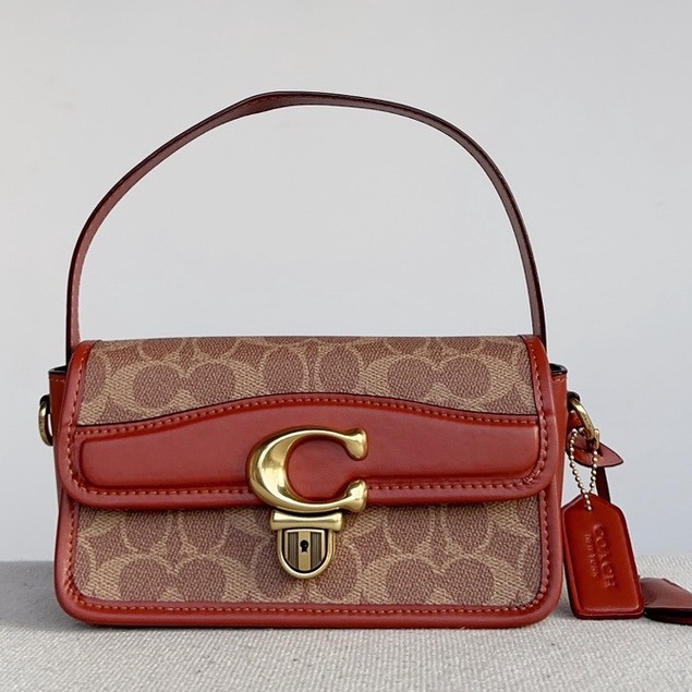 tas coach studio shoulder bag sling bag in signature canvas, Barang ...