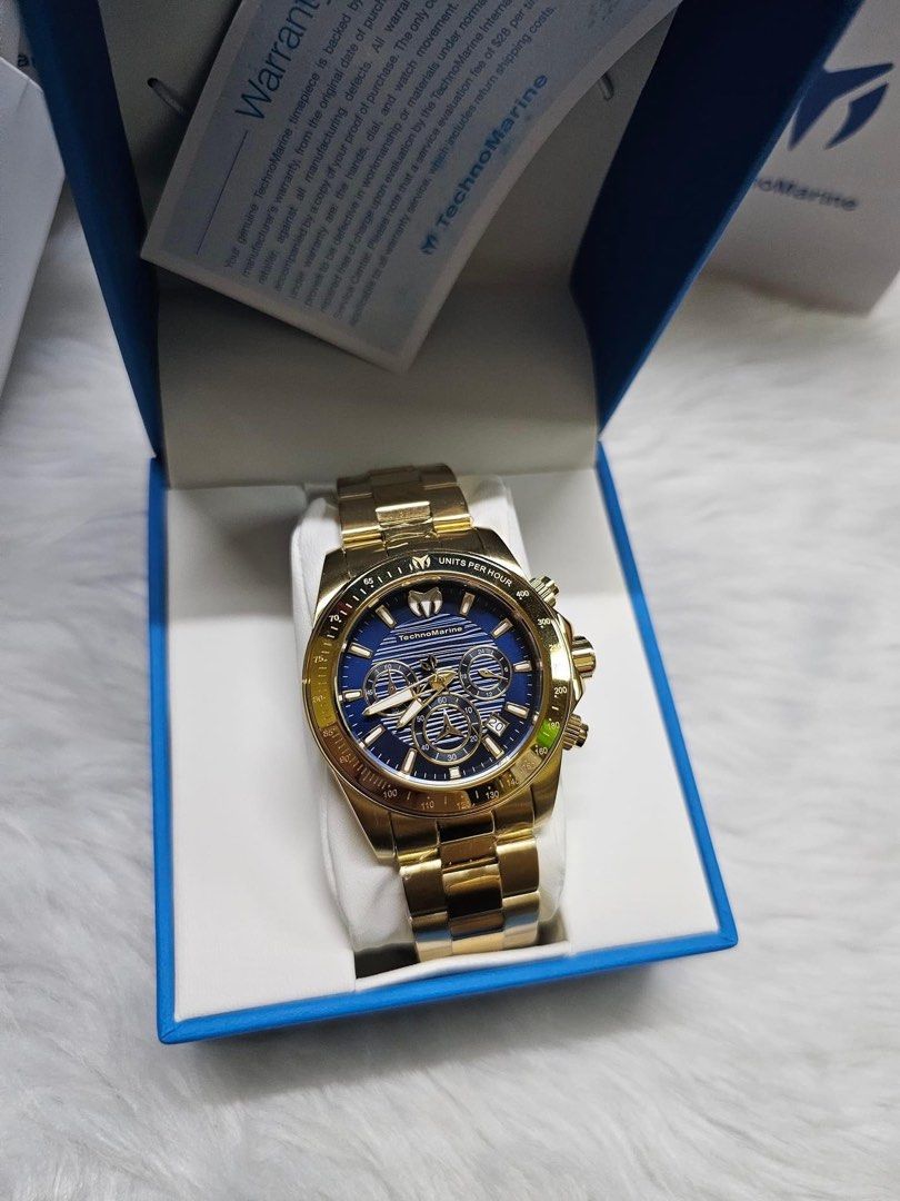 TechnoMarine Men's Manta Ray Quartz Watch with Stainless Steel Strap ...