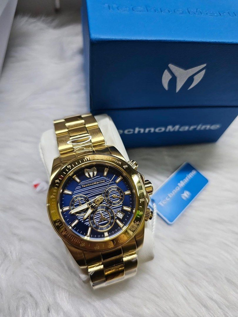 TechnoMarine Men's Manta Ray Quartz Watch with Stainless Steel Strap ...