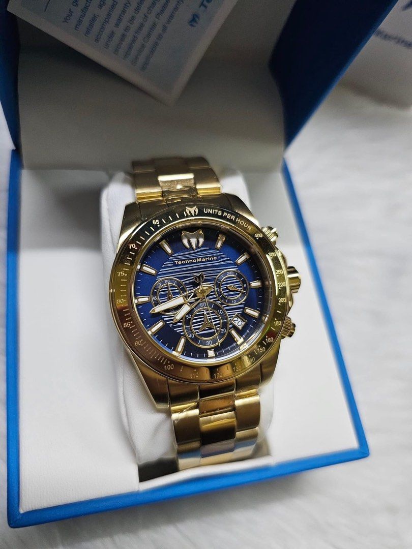 TechnoMarine Men's Manta Ray Quartz Watch with Stainless Steel Strap ...