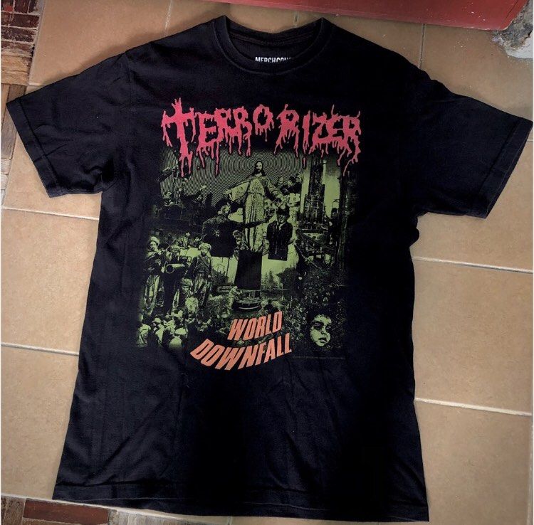 Terrorizer Metal Band Shirt Official Licensed, Men's Fashion, Tops ...