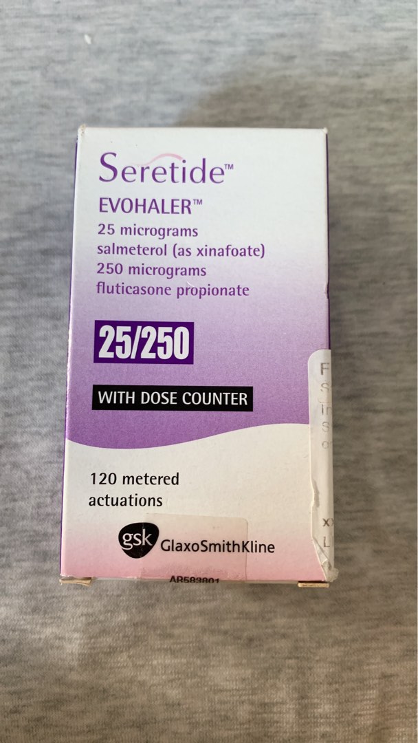 To bless! Seretide Evohaler 25/250, Health & Nutrition, Health ...