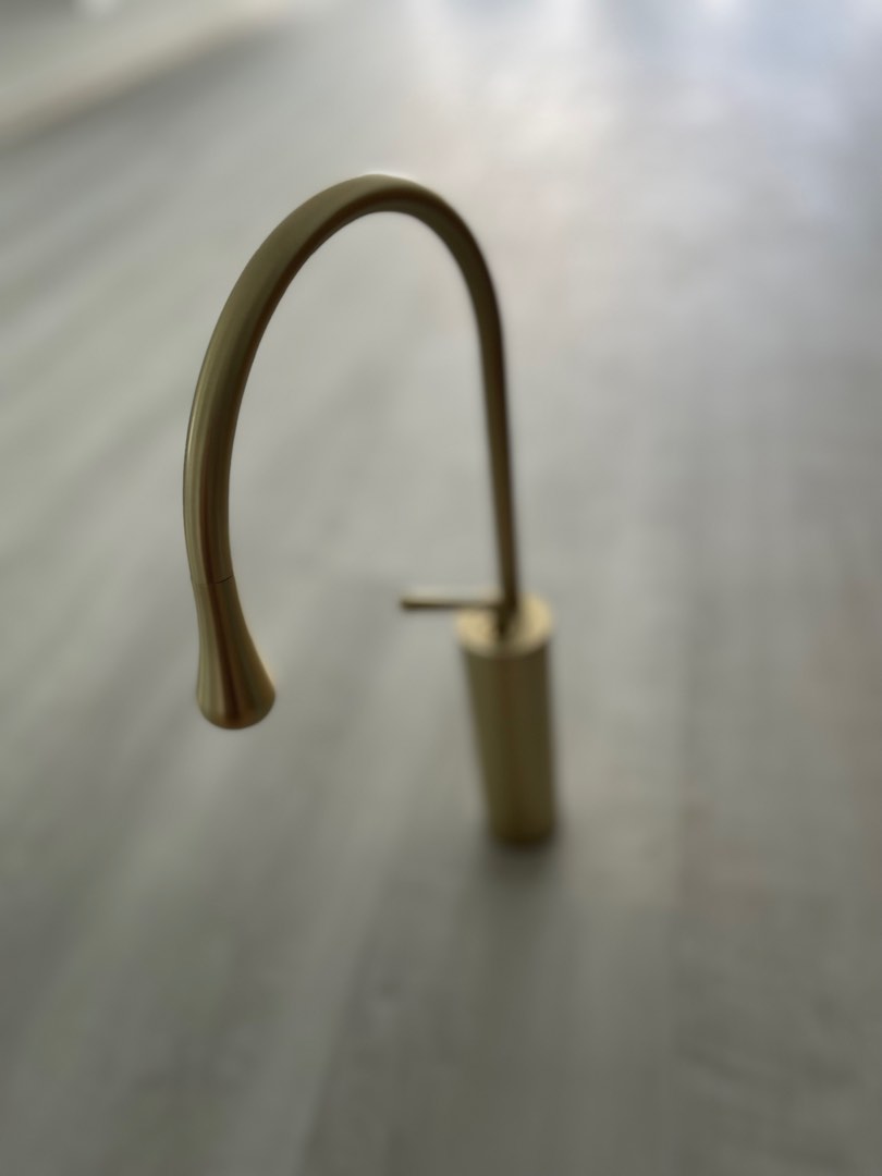 Toilet Water Tap Matte Gold, Furniture & Home Living, Bathroom ...