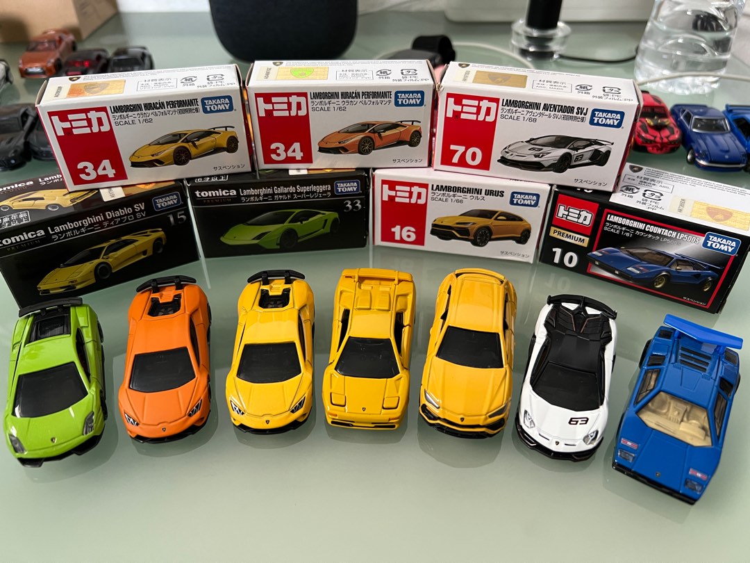 Tomica Lamborghini bundles , Hobbies & Toys, Toys & Games on Carousell