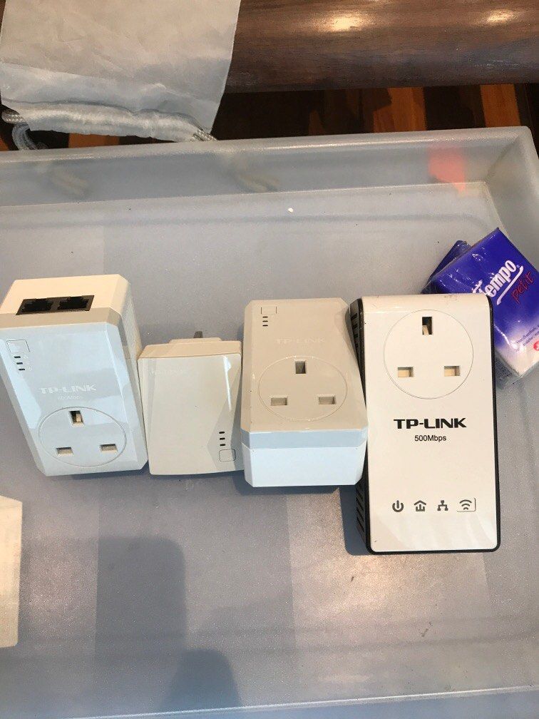 Tp Link Powerline Ethernet Set Of 4 Computers And Tech Parts And Accessories Networking On Carousell