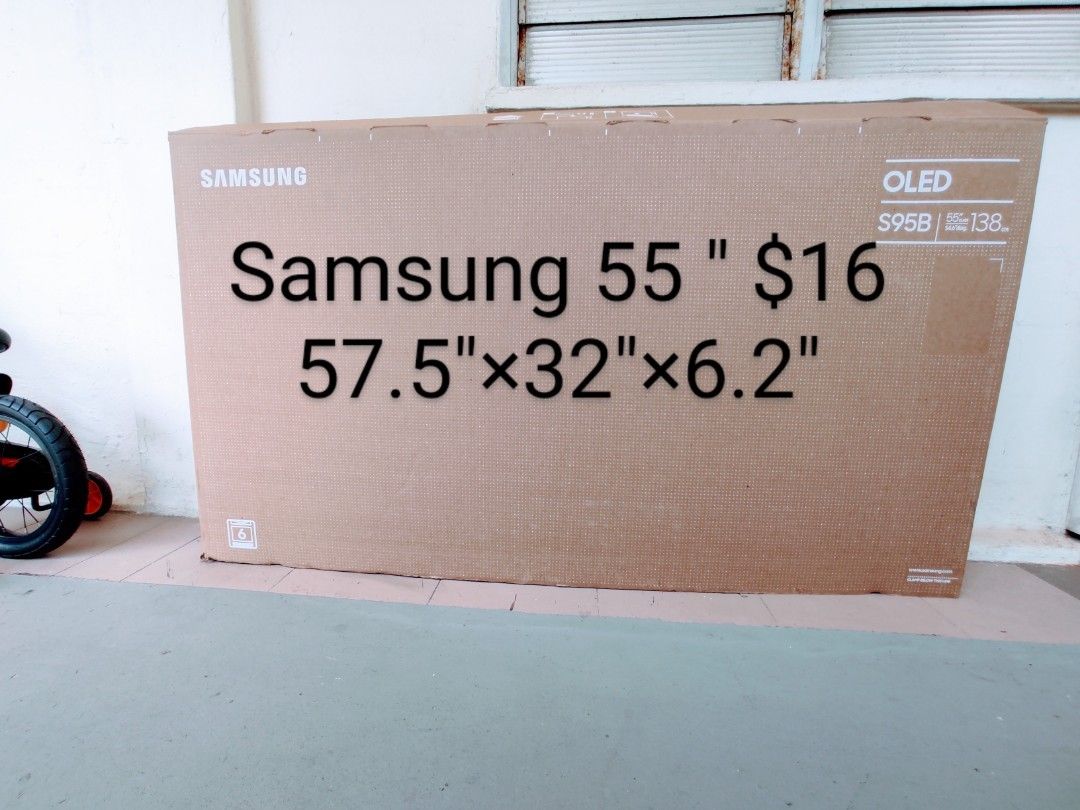 TV boxes with styrofoam, Furniture & Home Living, Home Improvement ...