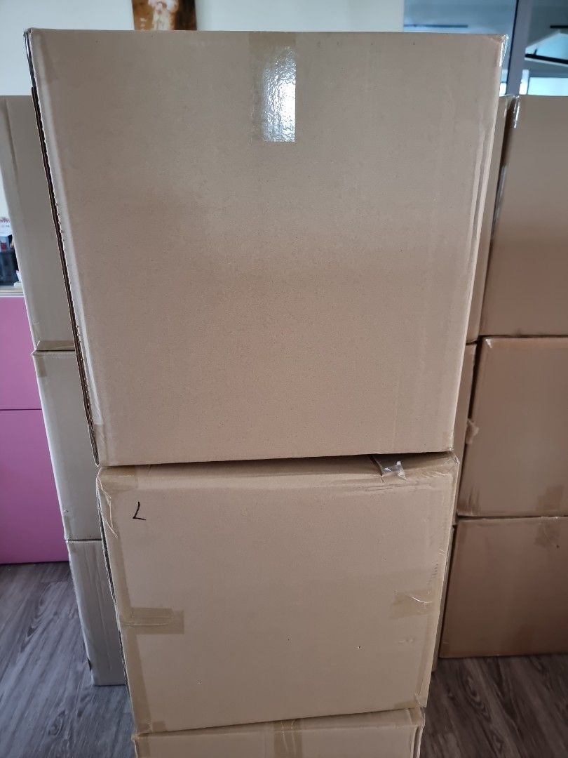 Used carton box 53cm x 53cm x 53cm, Everything Else on Carousell