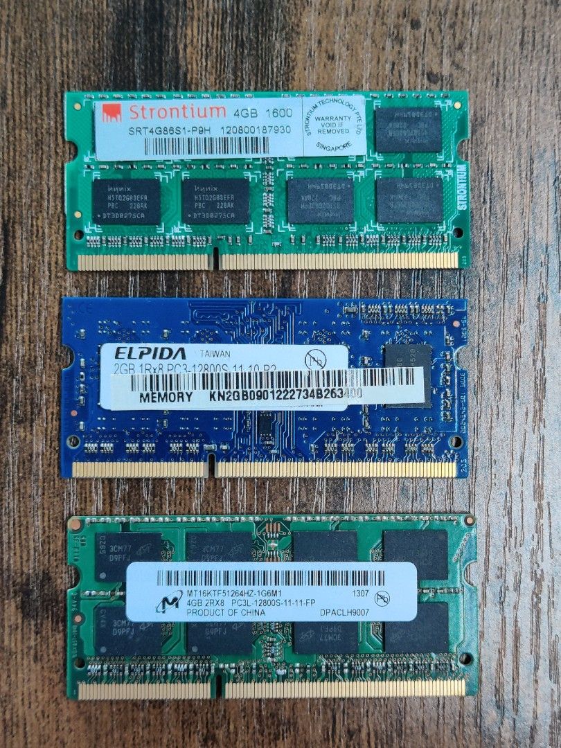 Used laptop RAMs, Computers & Tech, Parts & Accessories, Computer Parts ...