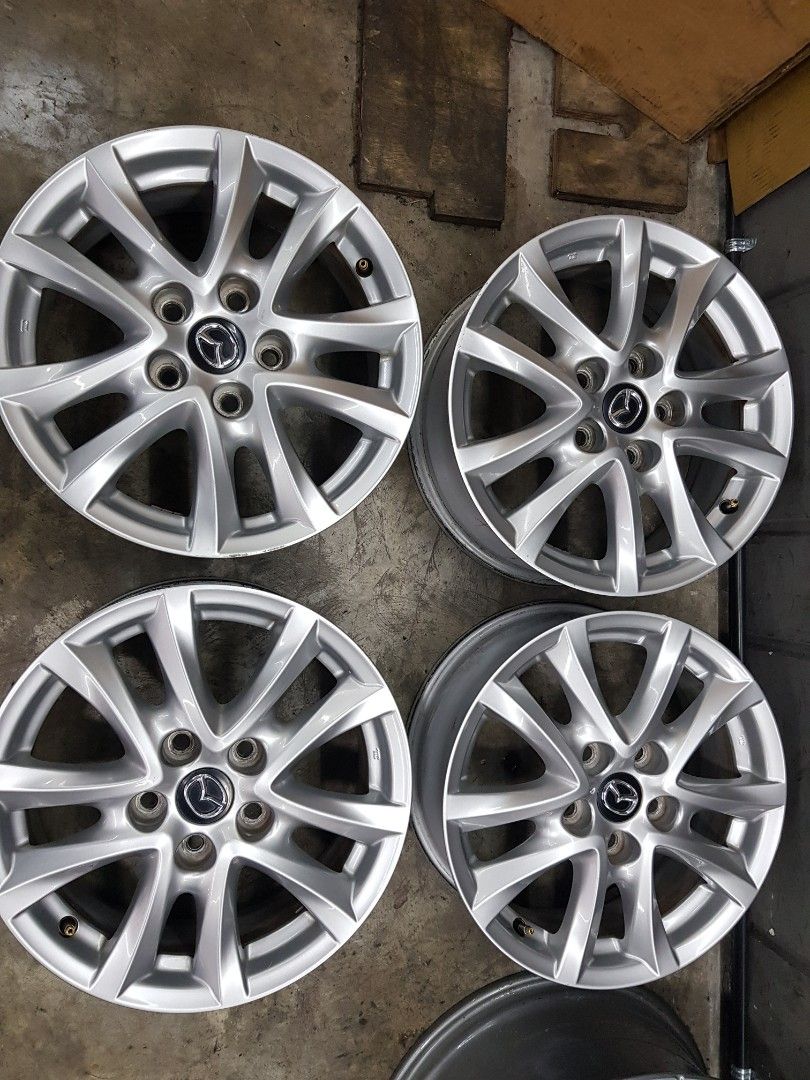 Used Original 16" Mazda 3 Rims Only, Car Accessories, Tyres & Rims on ...