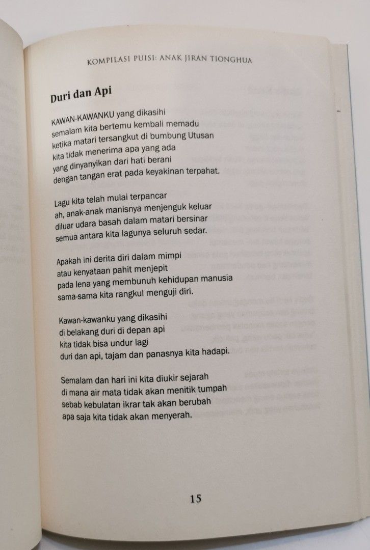 USMAN AWANG. ANAK JIRAN TIONGHUA. 50 SAJAK PERPADUAN & KEAMANAN ...