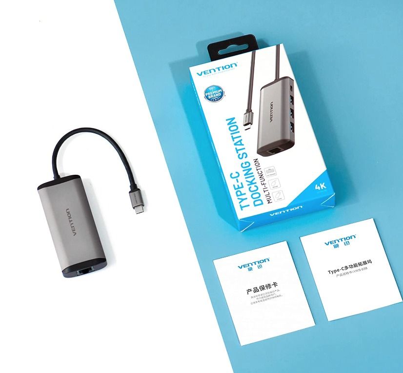 VENTION 9 in 1 USB C Adapter Docking Station (Item Code 391) on Carousell