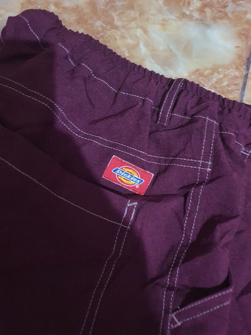 Very rare Made in Japan Dickies Maroon Straight cut light weight pants ...