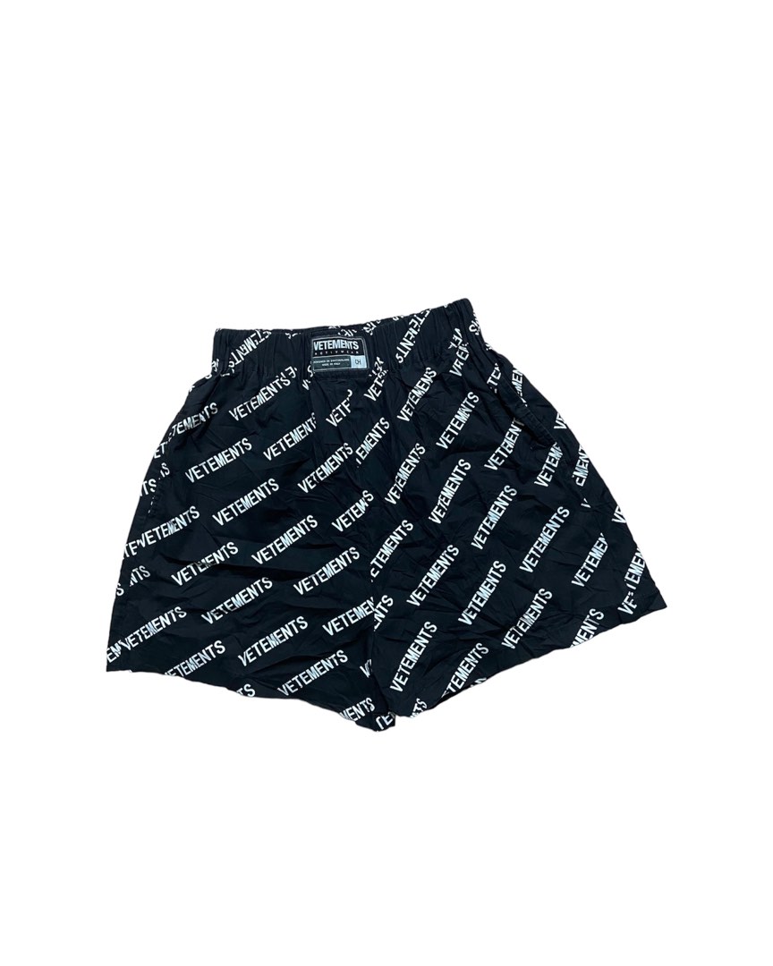 Vetements all over print short (above the knee), Men's Fashion, Bottoms ...