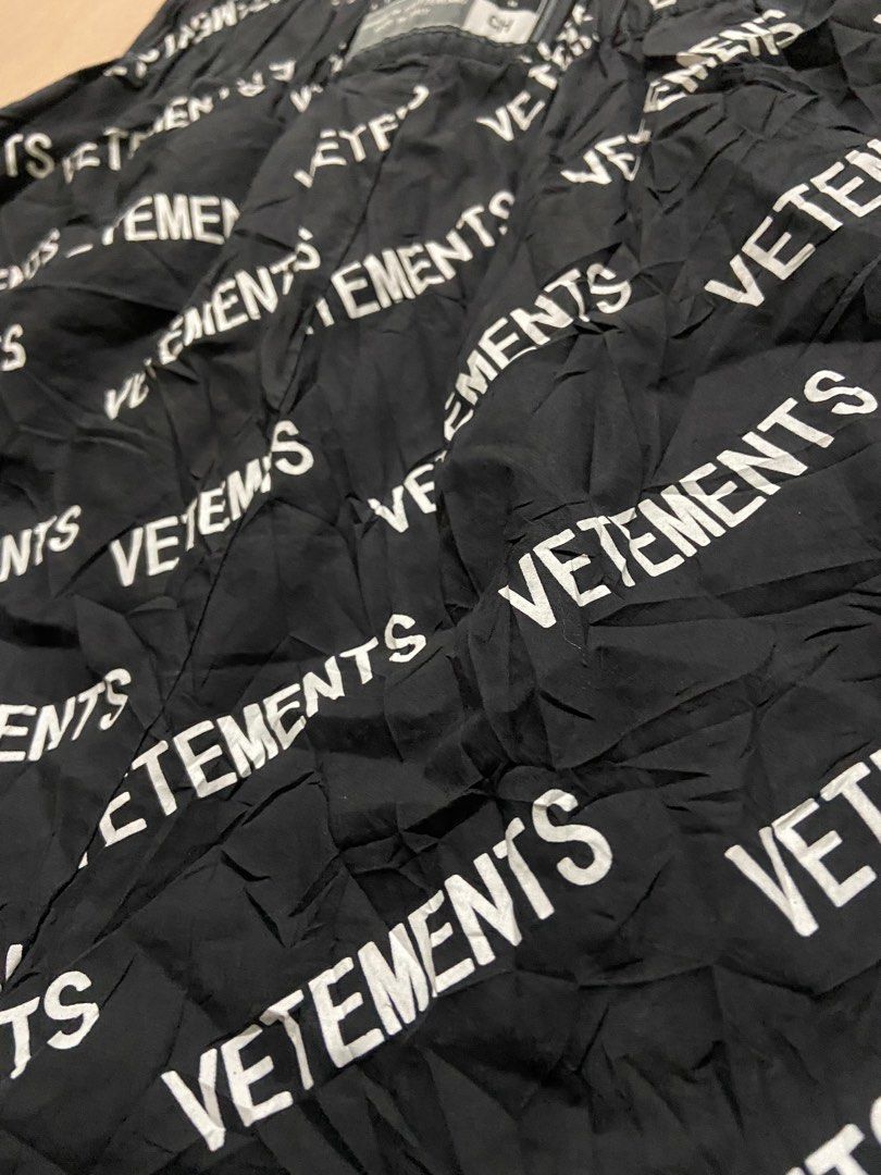 Vetements all over print short (above the knee) on Carousell