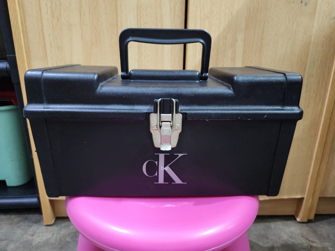 Vintage Black Plastic CK - Calvin Klein Tool Box, Hobbies & Toys ...