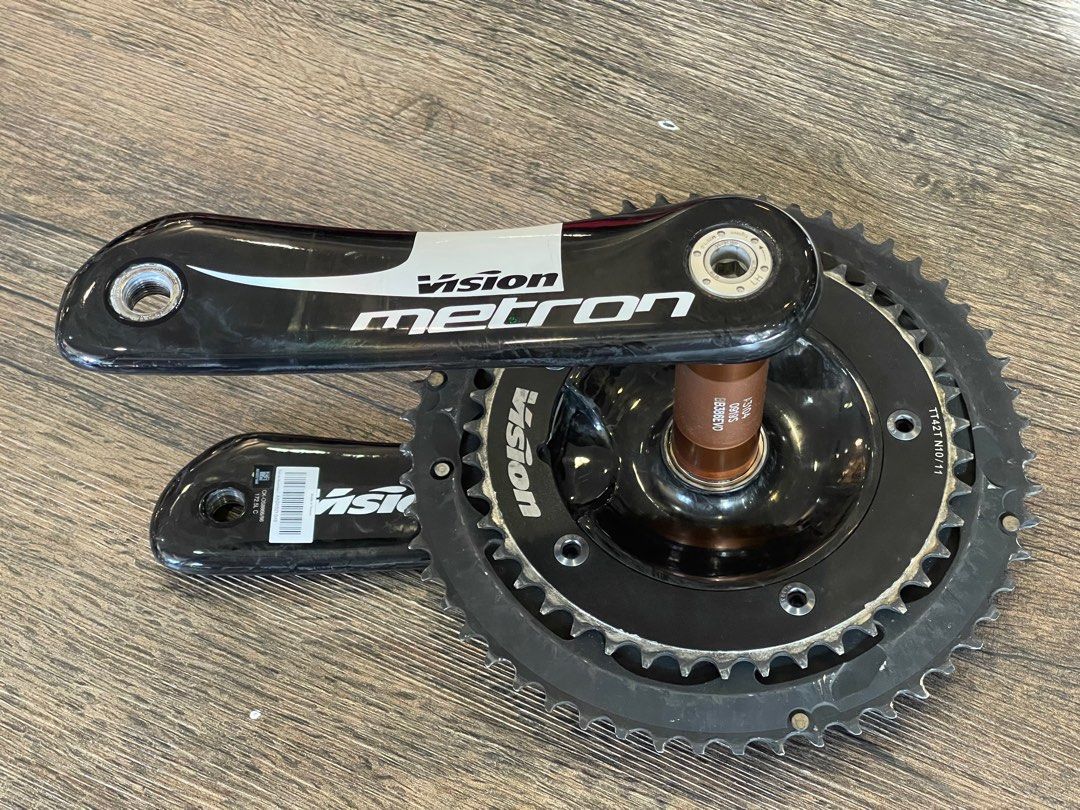 Vision Metron 386 carbon crankset, Sports Equipment, Bicycles & Parts ...
