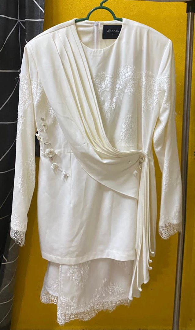 WANZAR BAJU NIKAH/TUNANG, Women's Fashion, Muslimah Fashion, Baju ...