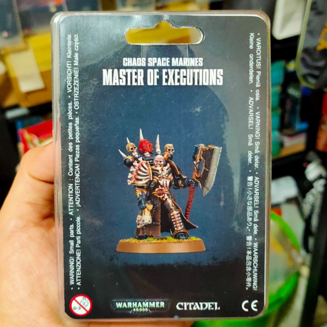Warhammer 40K Chaos Space Marines Master of Executions NEW, Hobbies ...