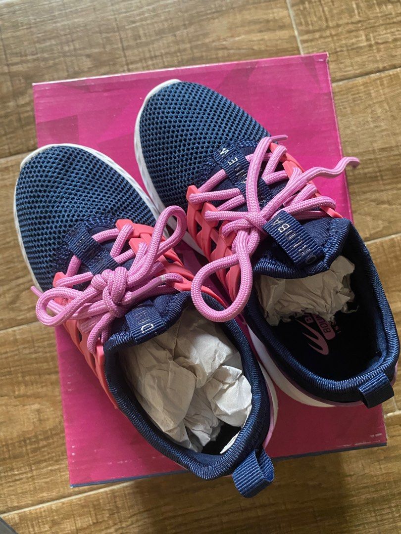 World Balance Navy & Pink Shoes, Babies & Kids, Babies & Kids Fashion ...