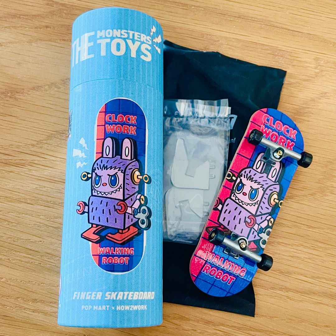 [WTS] Popmart x How2work The Monsters Labubu Finger Skateboard Clock ...