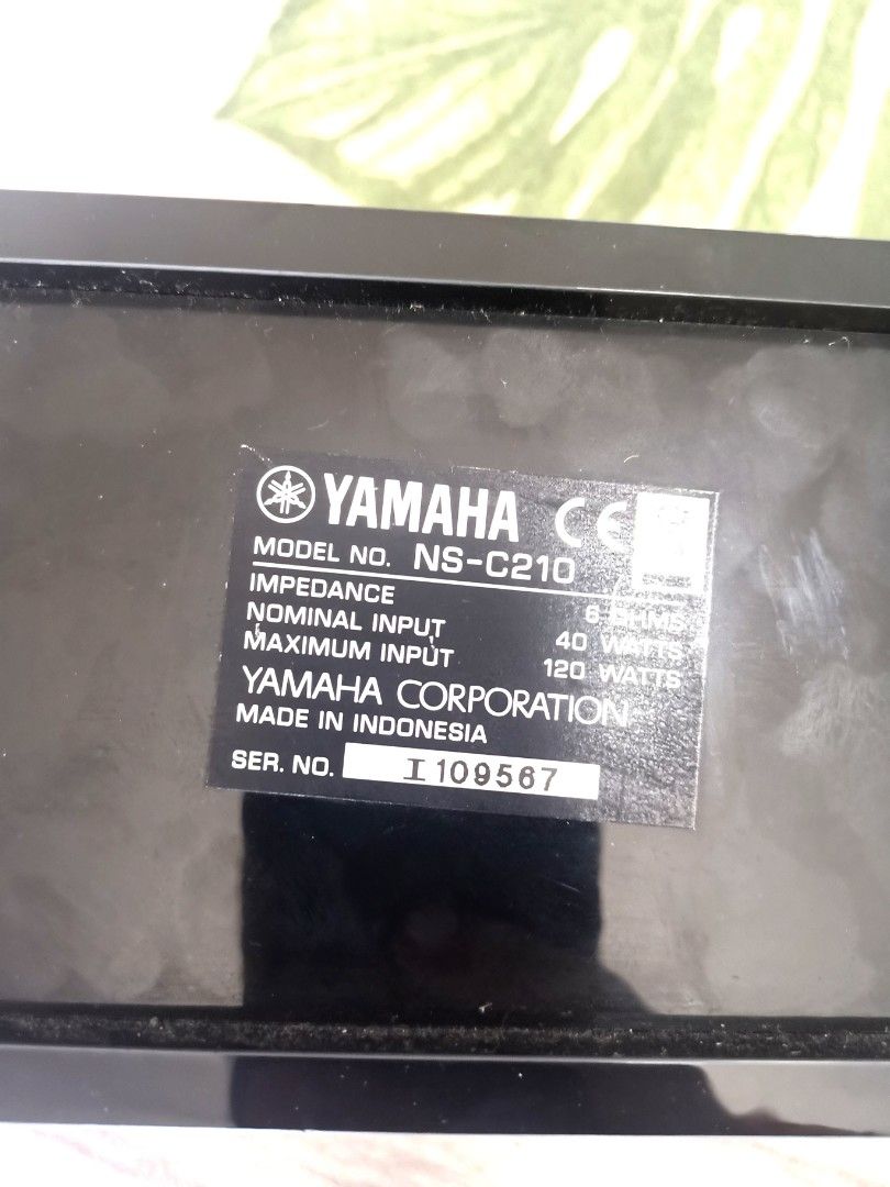 Yamaha center speaker NS-C210, Audio, Soundbars, Speakers & Amplifiers on Carousell